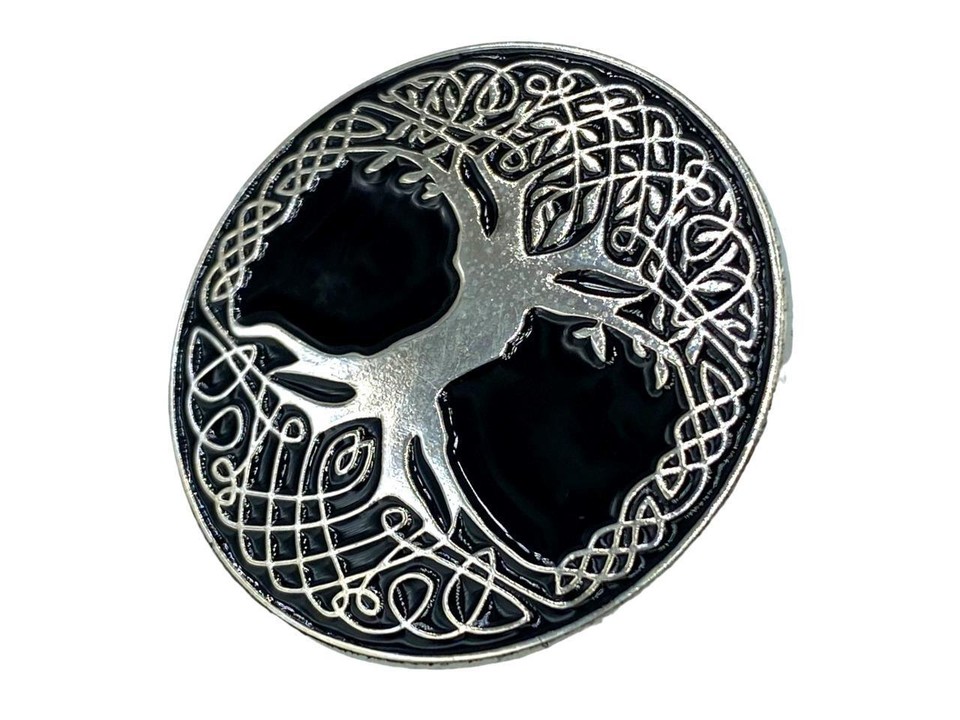 Tree Of Life Rune Norse Viking Silver Metal Pin Badge | eBay UK
