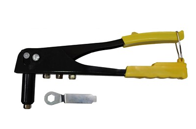 Pop Riveter Gun Set Blind Rivet Hand Tool Kit Gutter Repair Heavy Duty ...