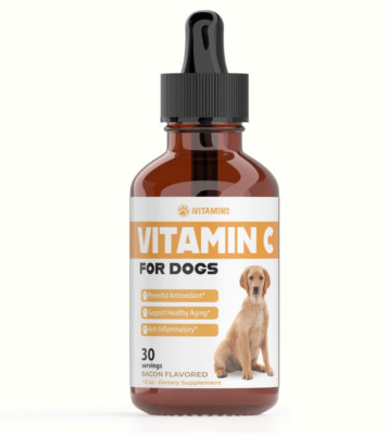 Vitamin C for Dogs Liquid Helps with Immune Support, Allergies, Health ...