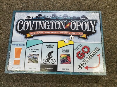 OPOLY Monopoly Board Game Covington Louisiana New SEALED Limited | eBay