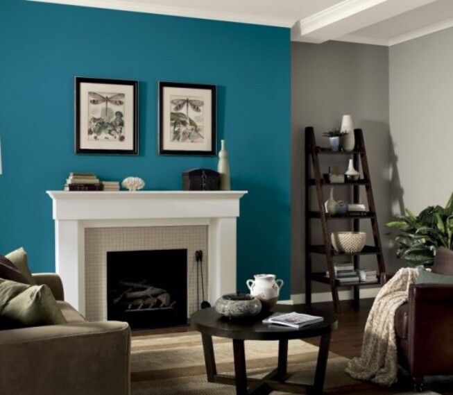 Turquoise Interior Paint