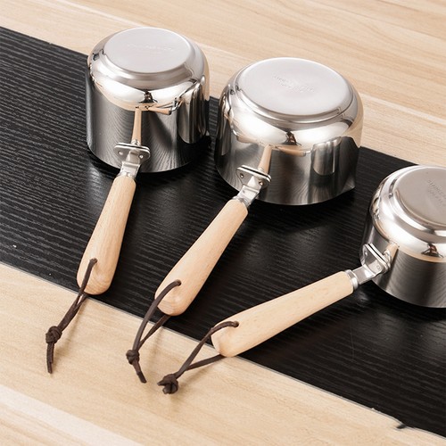 Saucepan Soup Pot Milk Pot Pan Glass Cooking Stainless Steel Small ...