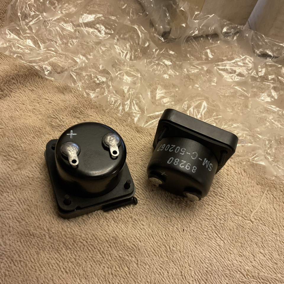 Pair NOS Military Radio Center Scale Miniature Meters POSS. GRC-106 AM ...