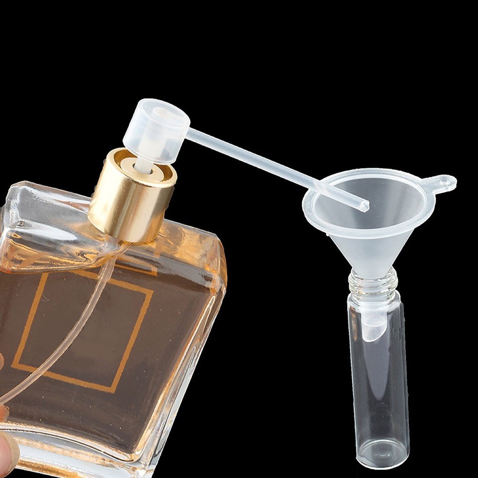 60 Pcs Transparent PP Plastic Perfume Dispenser Pumps Press Type Bottle ...
