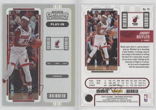 2022-23 Panini Contenders - Jimmy Butler #75 Play-In Ticket for sale ...