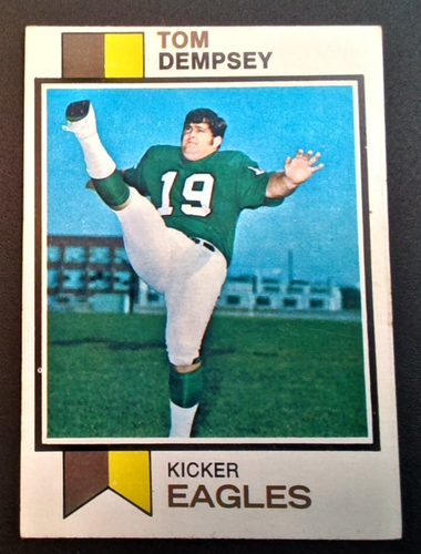 Topps Football Card #59 Tom Dempsey 1973 Philadelphia Eagles 8781 | eBay