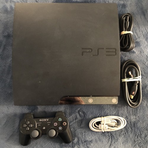 *READ* Sony PlayStation 3 PS3 Slim 120GB Console CECH2001A + Controller ...