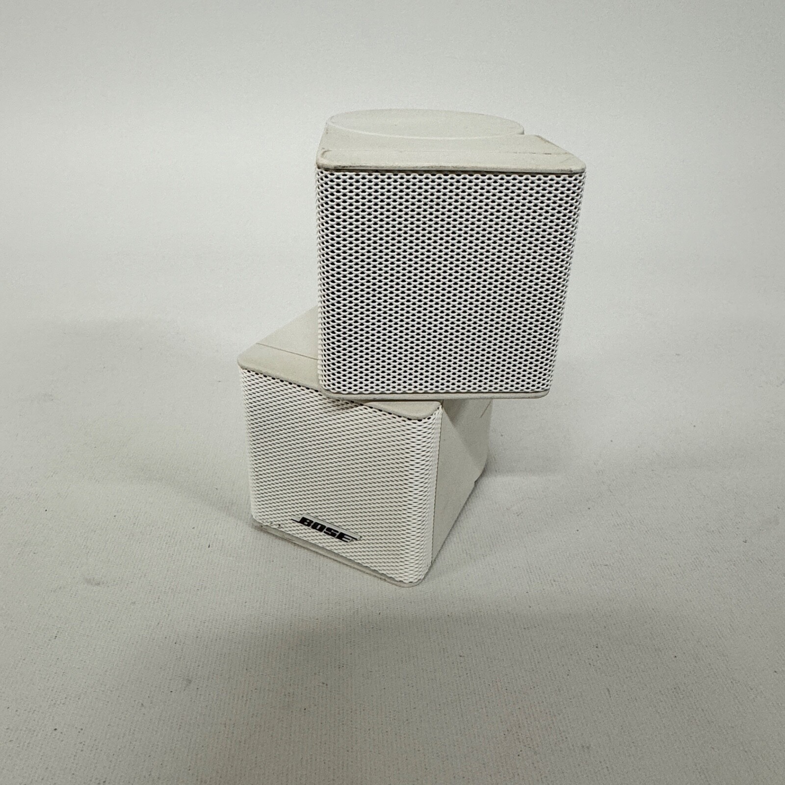 Bose Mini Speaker White Double Jewel Cube Surround Sound Lifestyle NO ...
