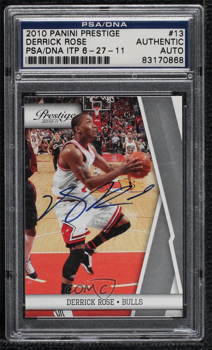 Derrick Rose Autographed Memorabilia | Signed Photo, Jersey ...