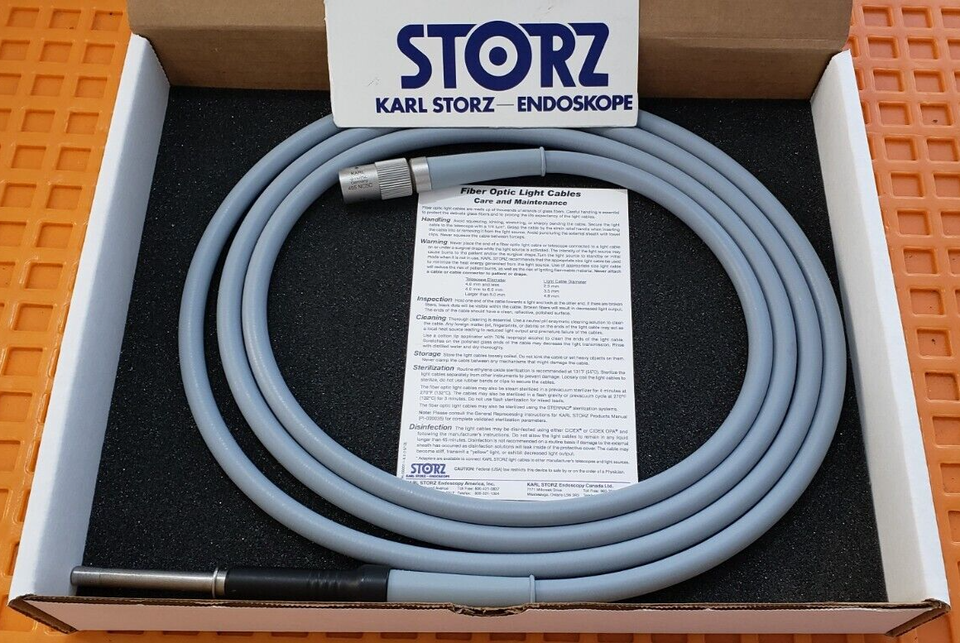 Karl Storz 495NCSC LED Fiber Optic Cable 4.8mmx250cm Use w-TL400 LED ...