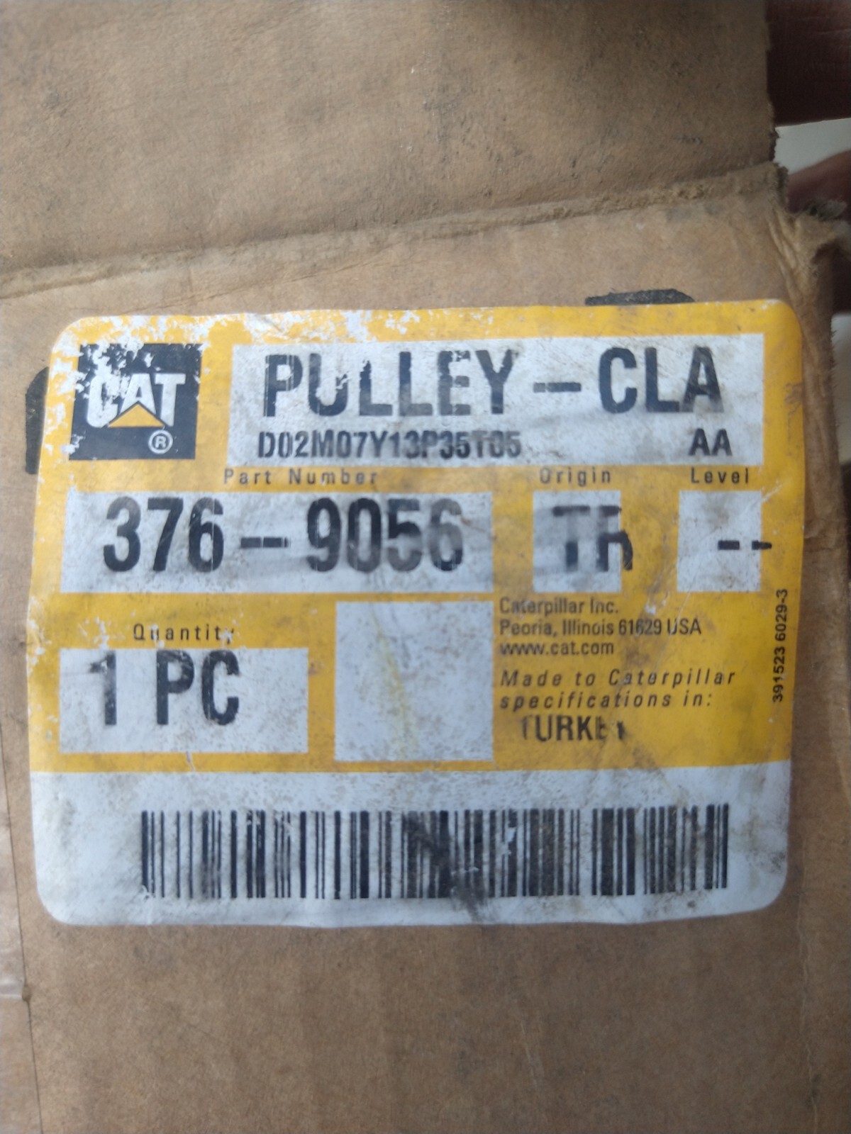 CAT OEM Pulley 376-9056 980C 245B 824C 16G 983B 621B 627F 980F 587R D8N ...