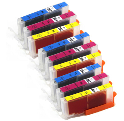9P COLOR Printer Ink Tank with chip for CLI-251 Canon MG6620 MX922 ...