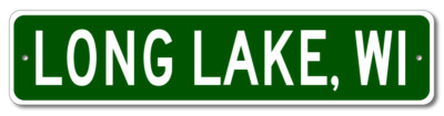 Long Lake, Wisconsin Metal Wall Decor City Limit Sign - Aluminum | eBay