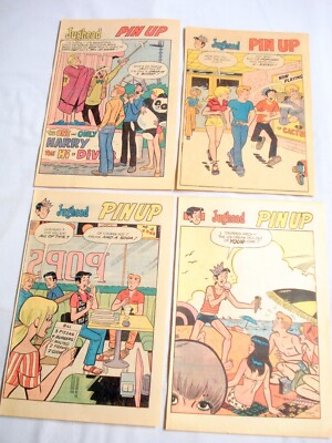 Four 1970's Jughead Pin-Up Pages from Archie Comics | eBay