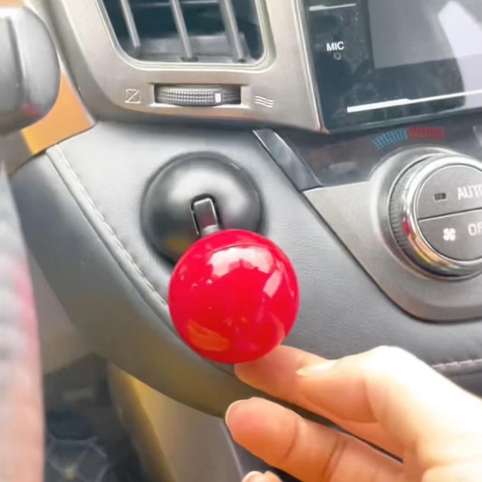 Car Push to Start Ball Rocker One Button Engine Start Stop Lever Cover ...