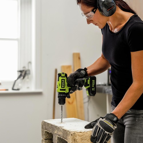 Guild GCL20IDA 18V Cordless Impact Drill 2.0Ah Battery Accessories No ...