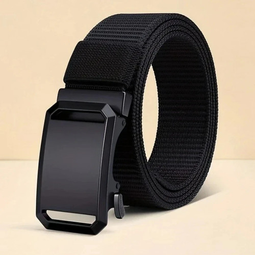 Mens Ratchet Belt Nylon Web Belts for with Automatic Slide Buckle ...
