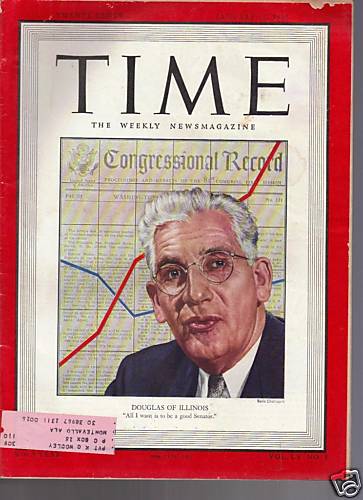 Time Magazine Douglas of Illinois January 16, 1950 | eBay