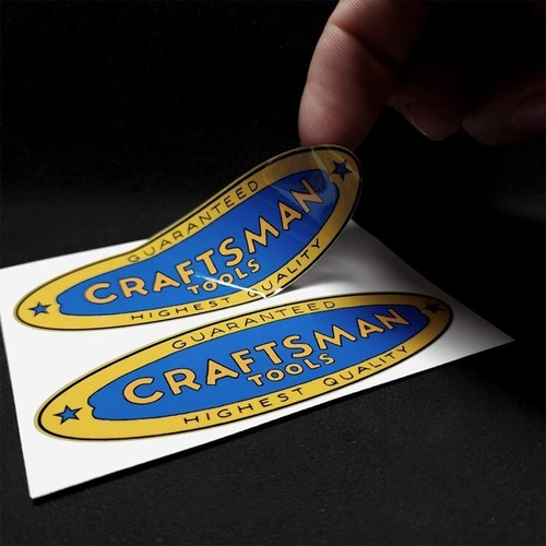 4 Inch CRAFTSMAN TOOLS Vintage Style DECALS, Vinyl STICKERS | eBay