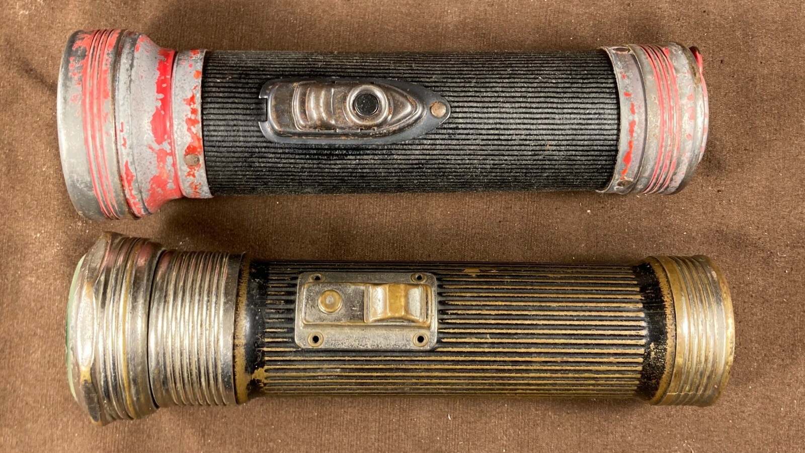 2 Antique Flashlights Rayovac and ? Flashlight | eBay
