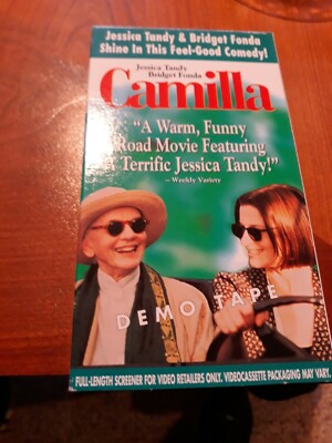 Camilla VHS Demo Tape with Jessica Tandy & Bridget Fonda | eBay