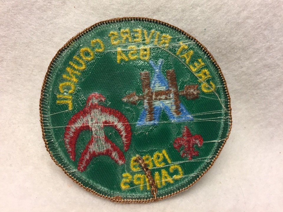 (b36) Boy Scouts- Great Rivers Council- 1989 Camps patch | eBay