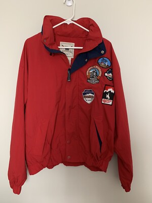 Oarsman 913 Sailing Lined Hood Red Jacket Maine Mt Hood Jackson Hole ...