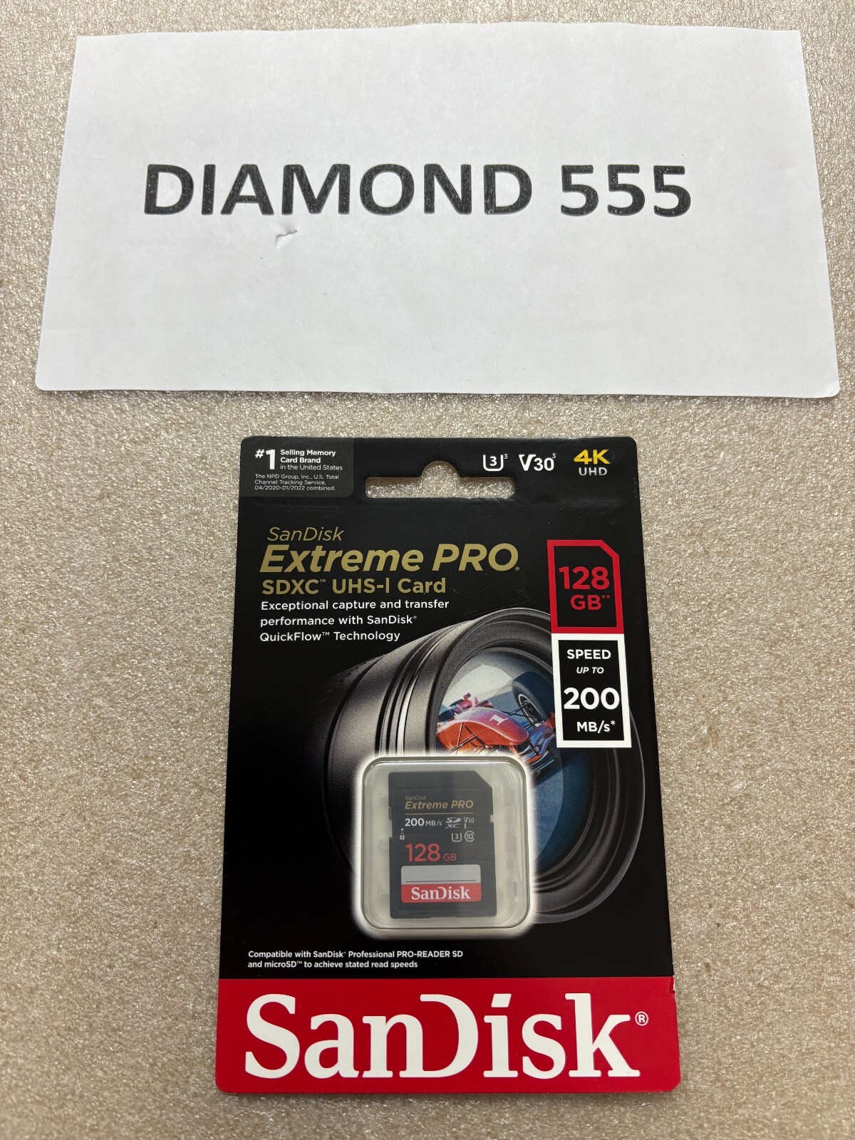 SanDisk Extreme Pro 128GB Class 10 - SDXC Memory Card - SDSDXXD-128G ...