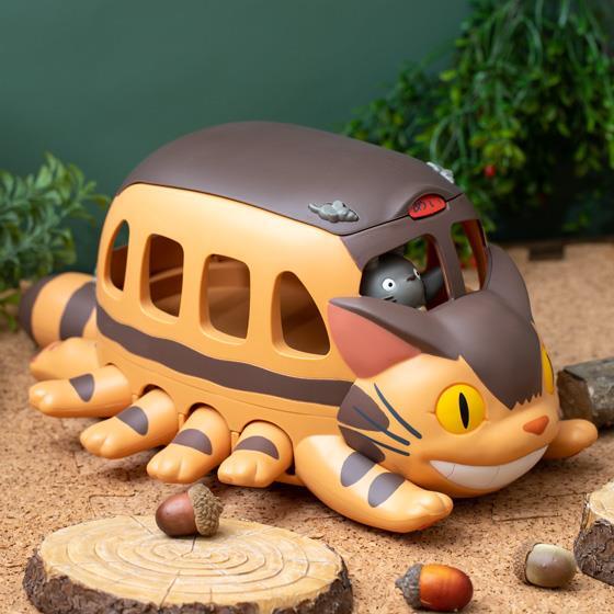 Studio Ghibli My Neighbor Totoro Go Go Catbus Nekobus Toy Figure ...