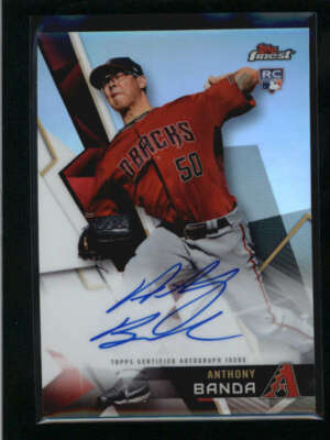 ANTHONY BANDA 2018 TOPPS FINEST ROOKIE REFRACTOR AUTOGRAPH AUTO AN3714 ...