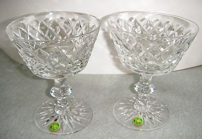 Pair of Beautiful SENECA CRYSTAL Waterford Pattern ELEGANT Sherbet ...