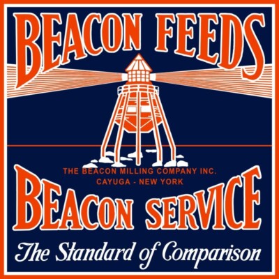 Beacon Feeds & Service - Cayuga, New York NEW Sign: 18" Square USA ...