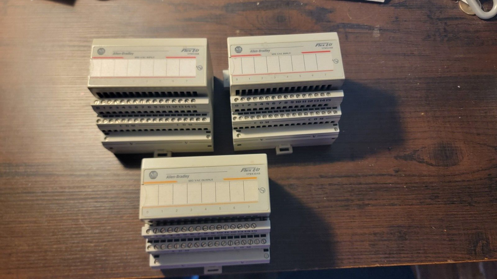 ALLEN BRADLEY 1794 IA8/A FLEX INPUT MODULE +1794-TB2/A TERMINAL BLOCK ...