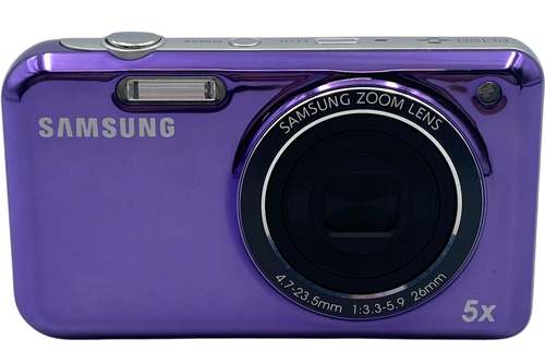 Samsung PL120 14MP CCD Purple Chrome Compact Digital Camera - Working ...