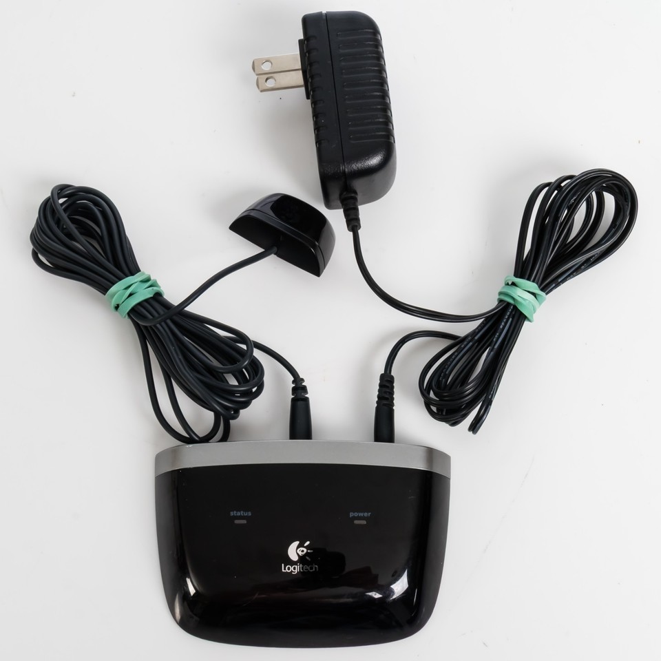 Logitech Blaster IR Receiver O-R0002 For Harmony 900 AC Adapter And IR ...