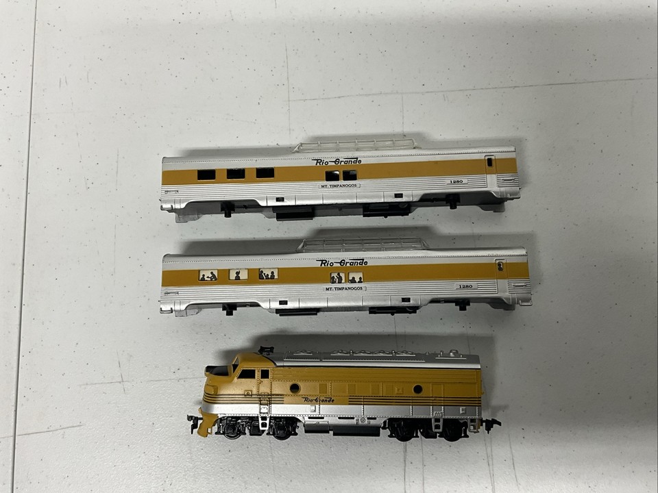 Rio Grande Engine Dummy Vista Dome Passenger Cars | eBay