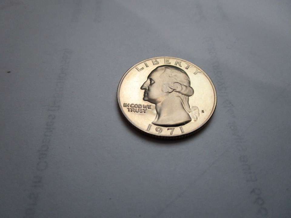 1971-S Washington Clad Quarter BU Proof from Proof Set | eBay