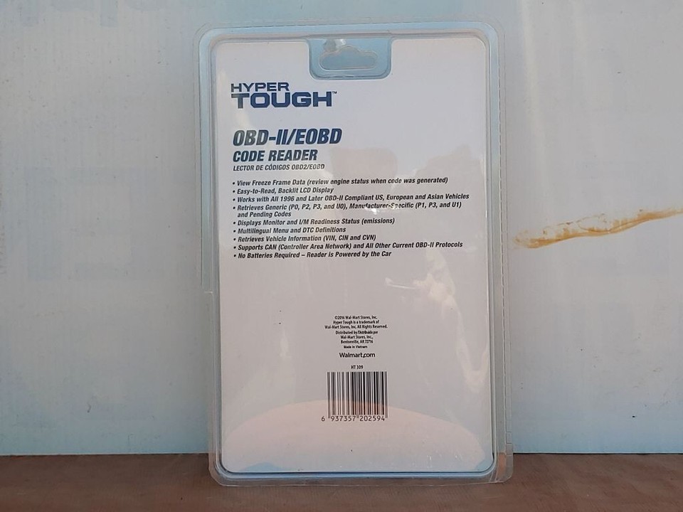 Hyper Tough OBD-II Code Reader HT309 | eBay
