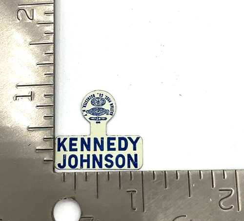 Vintage 1960s John F Kennedy Lyndon Johnson Presidential Campaign Tab ...