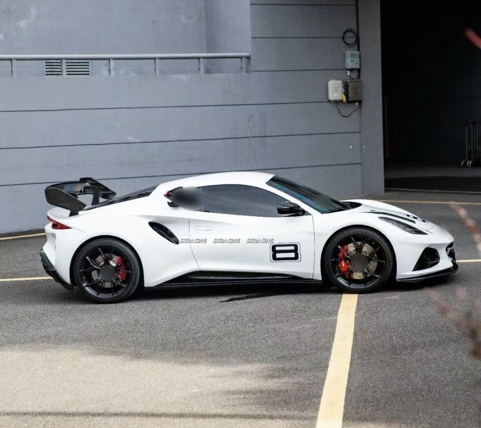 For 2023-2024 Lotus Emira Dry Carbon Fiber GT4 Style Rear Trunk Lip ...