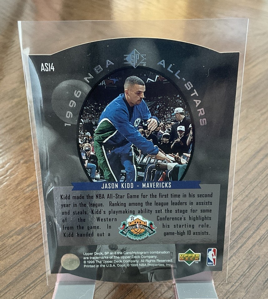1996 Upper Deck SP Die Cut #AS14 Jason Kidd All-Stars | eBay