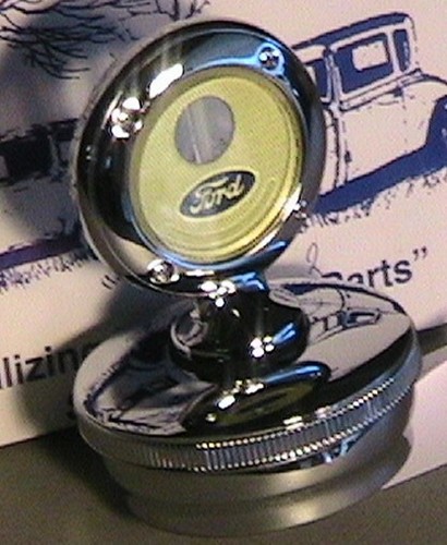 1928-1929 Model A Ford Plain Rim Ford Script Moto Meter & Flip Top ...