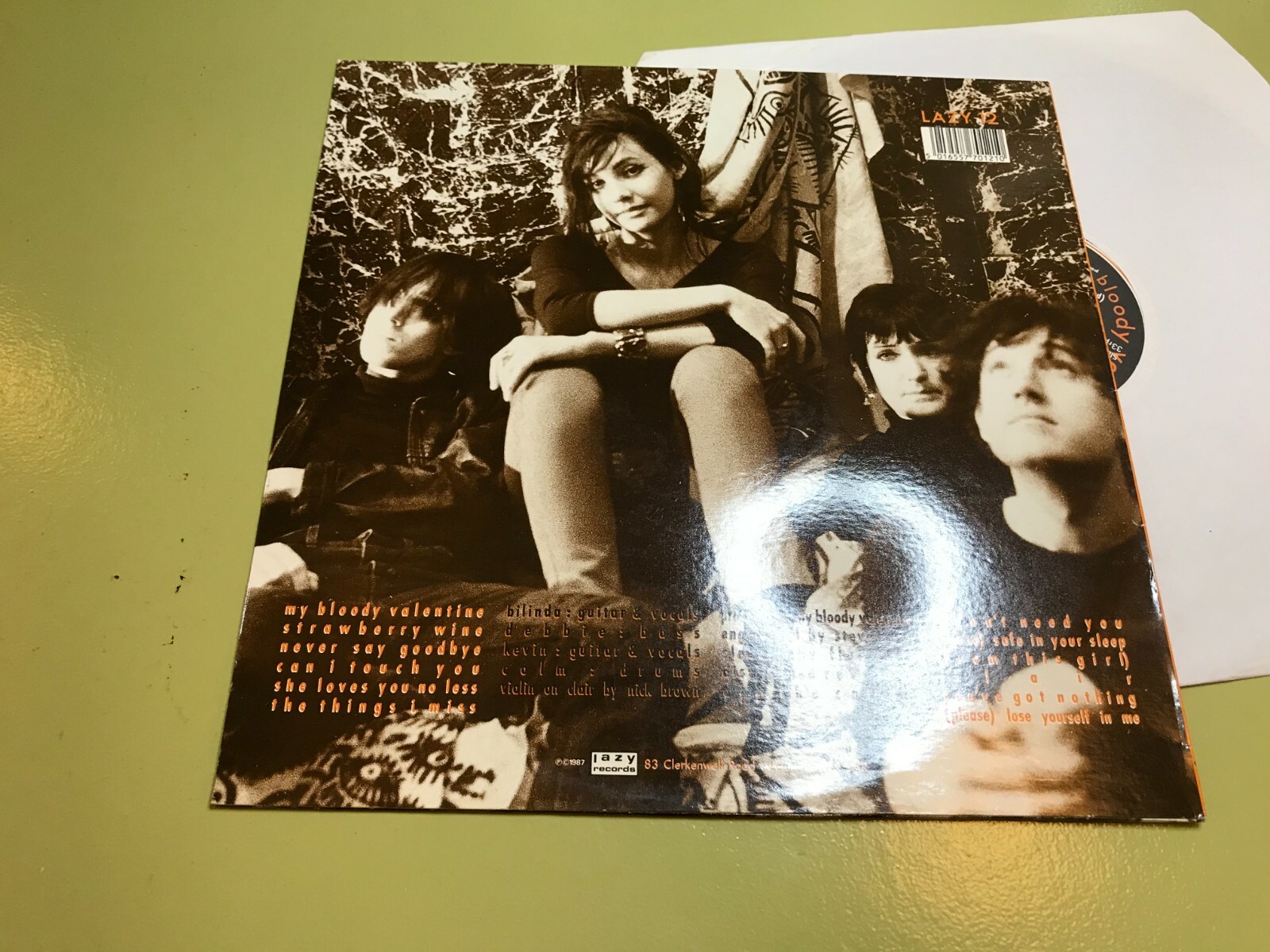 MY BLOODY VALENTINE Ecstasy and Wine Lp 1st UK Press Lazy Recordings ...