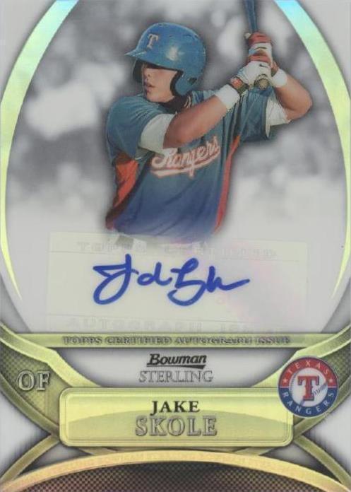 2010 Bowman Sterling - Prospects Jake Skole #BSP-JS Refractor ...