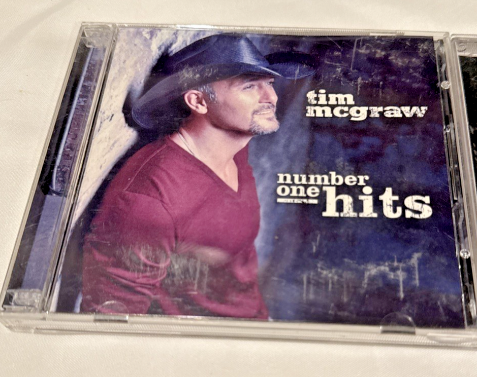 Tim McGraw 2 CD Lot Number One Hits & Number One Hits Country | eBay