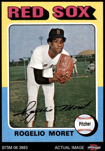 1975 Topps Mini #8 Rogelio Moret Red Sox 7 - NM | eBay