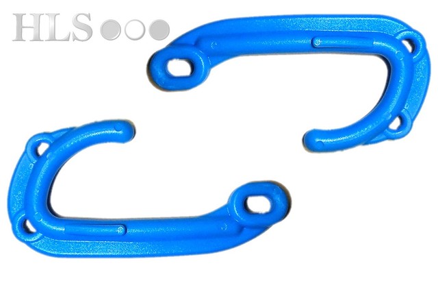 50 X Blue Plastic Creel Hooks Lobster Pot Door Hook HLS Products SHH ...