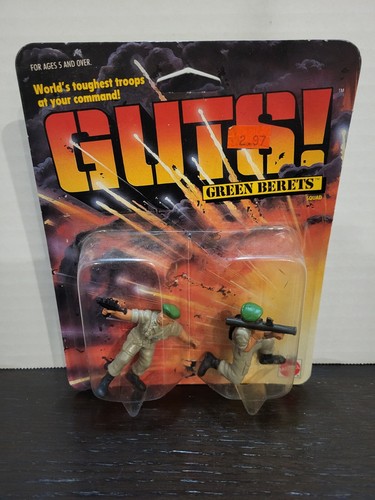 Green Berets Squad VERSION TWO GUTS Mattel 1986 MOC NEW | eBay