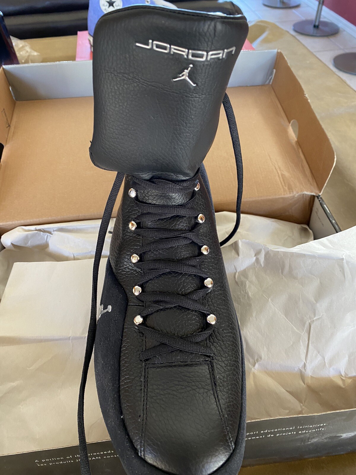 JORDAN BOXER NIKE ROY JONES JR. BOXING BOOT BLK SZ12 NWB SUPER RARE | eBay