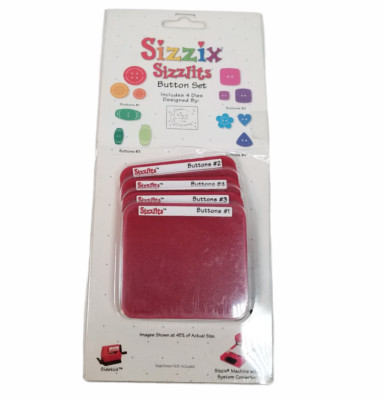 NEW! Sizzix Sizzlits Buttons Die Set 38-9690 | eBay